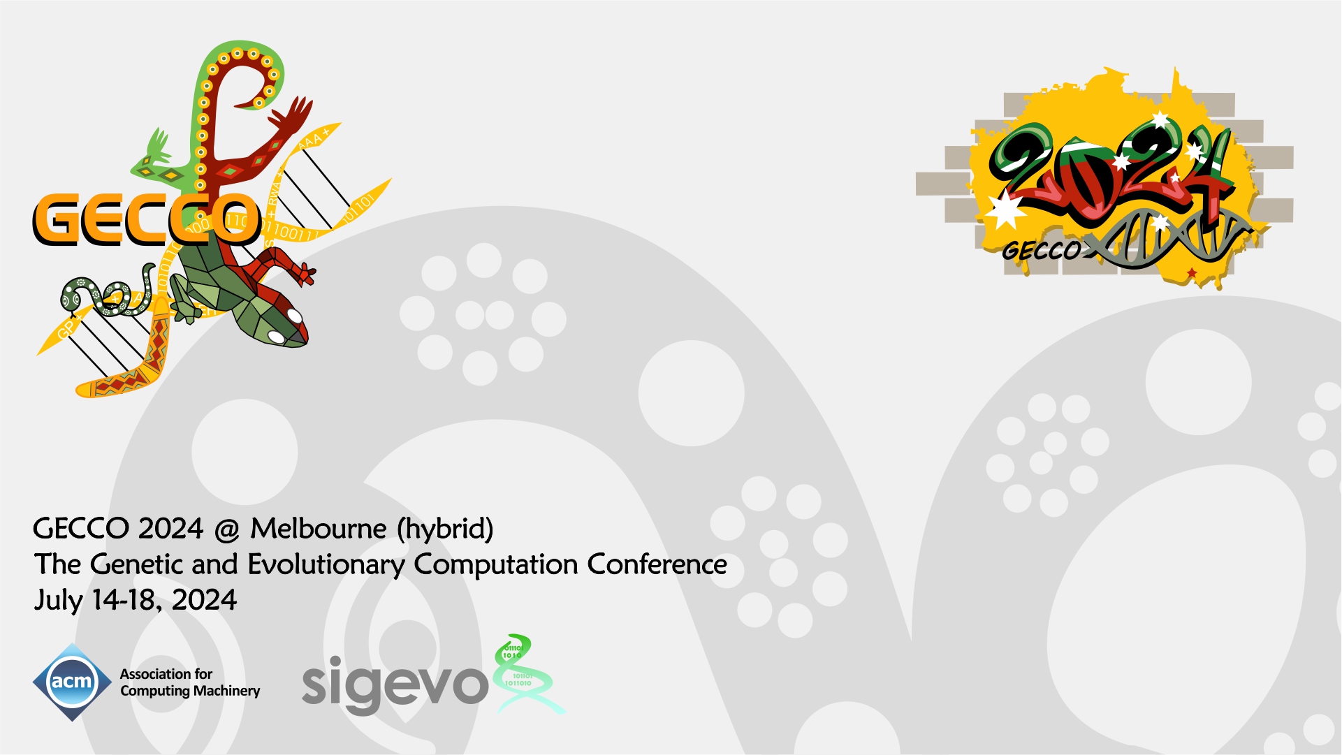 GECCO 2025 | Zoom Backgrounds